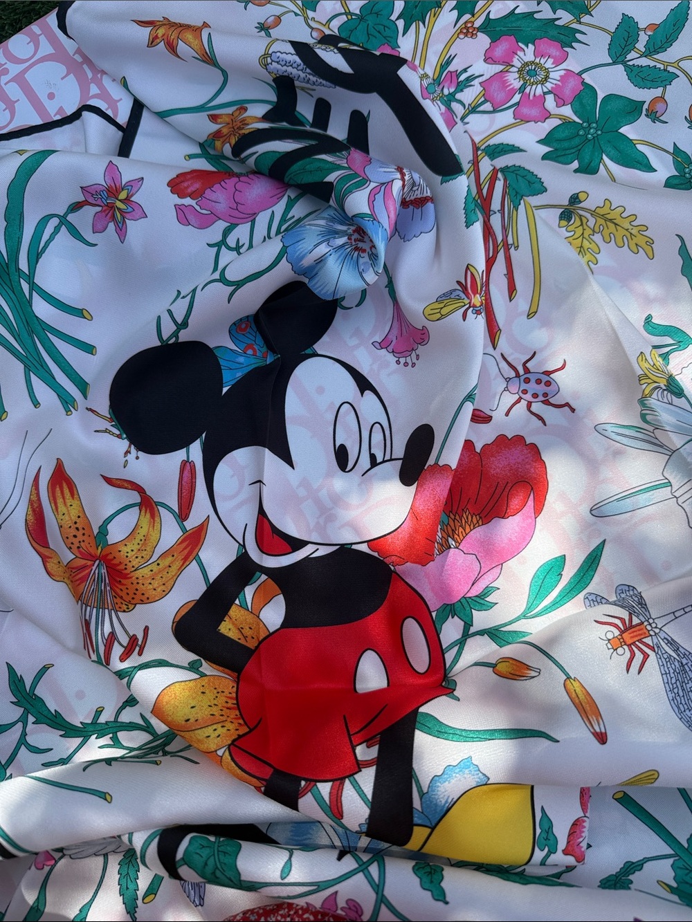 Disney | Accessories | Gucci Disney Flora Silk Scarf New No Box | Poshmark